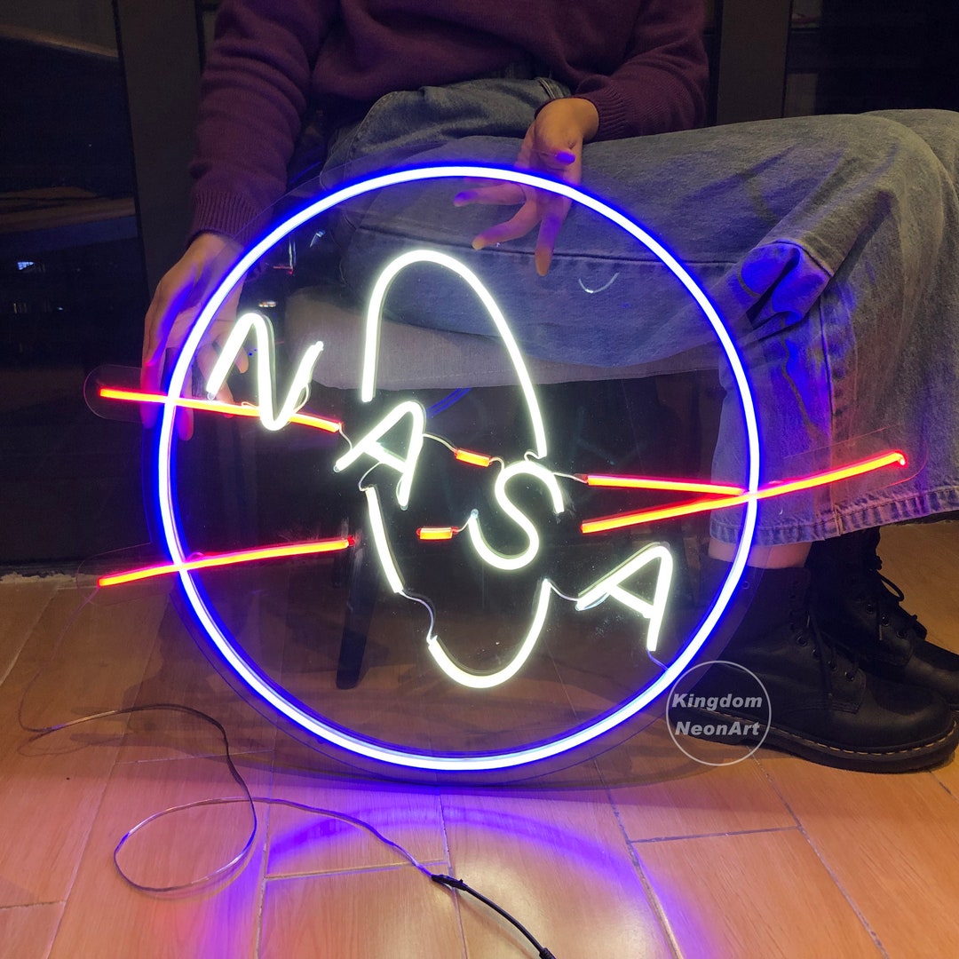 NASA Space Neon Signled Sign for Bedroom Home Dorm Room Wall - Etsy ...