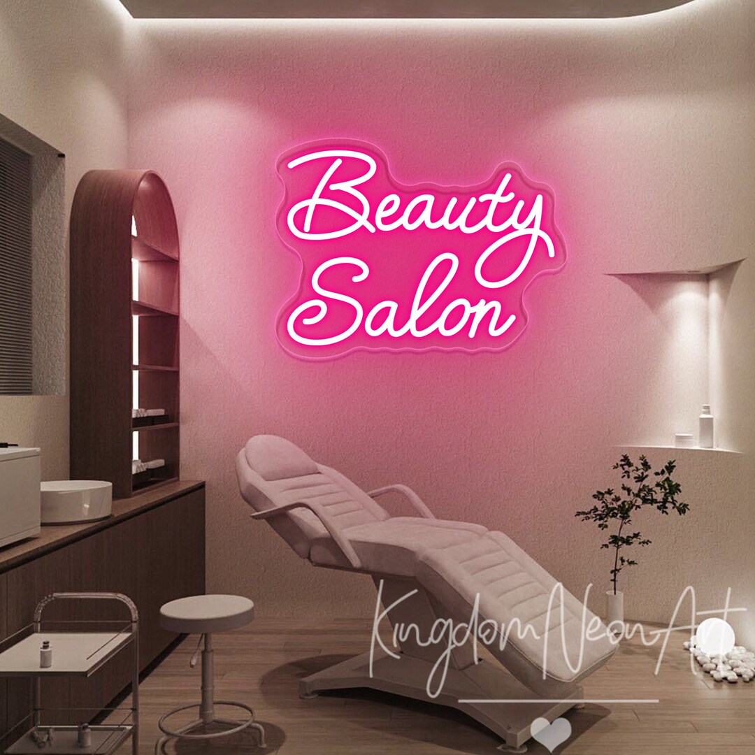 Beauty Salon Neon Sign Custom Salon Neon Sign Led Light Salon Beauty ...