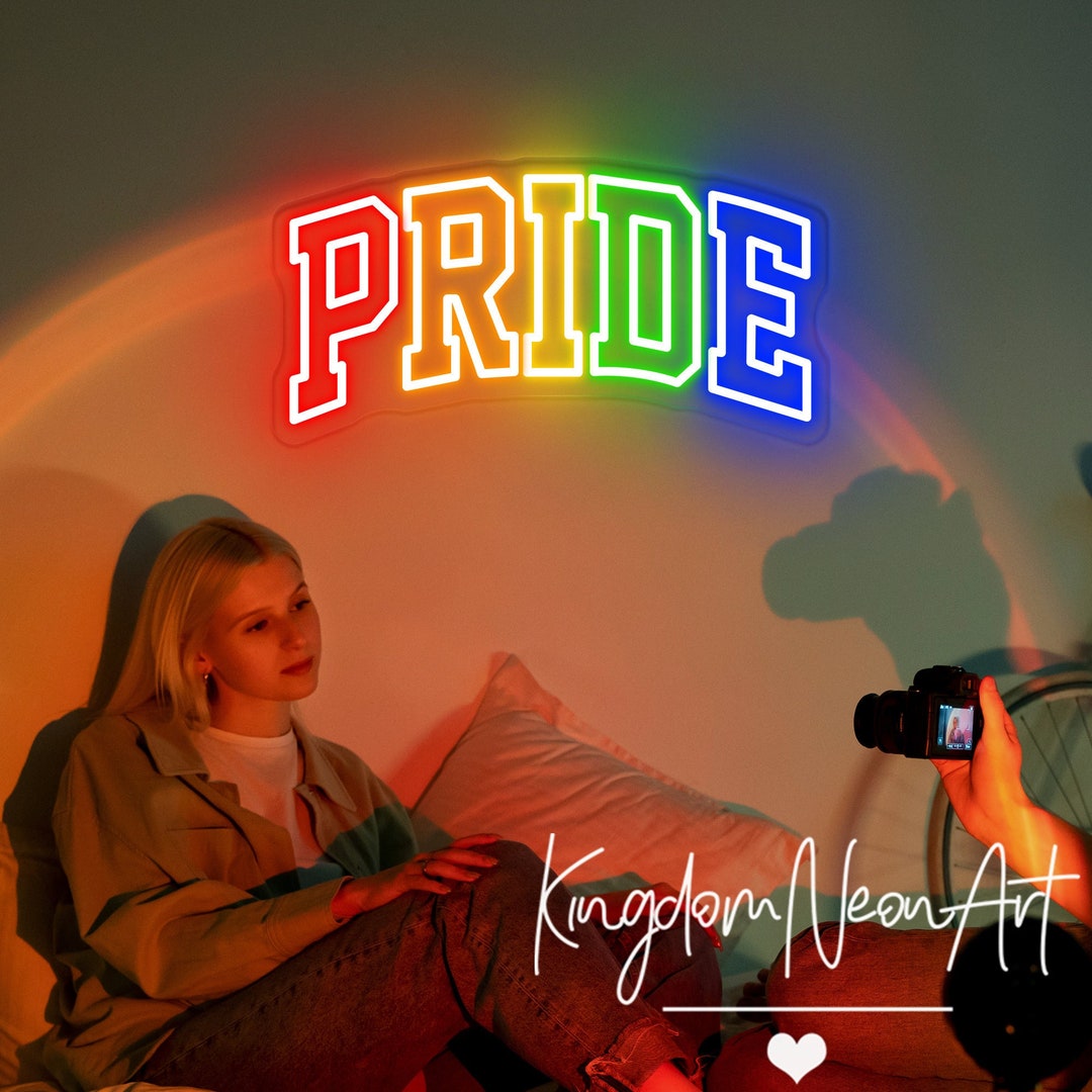 Pride Neon Sign Custom LGBT Neon Sign Pride Led Light Happy Lgbt Pride ...