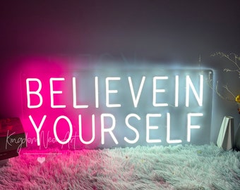 Believe Led Sign - Etsy