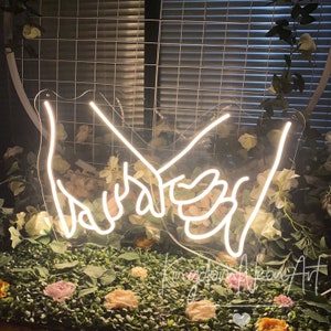 Pinkie Promise Neon Sign Custom Neon Sign for Bedroomled Neon Light ...