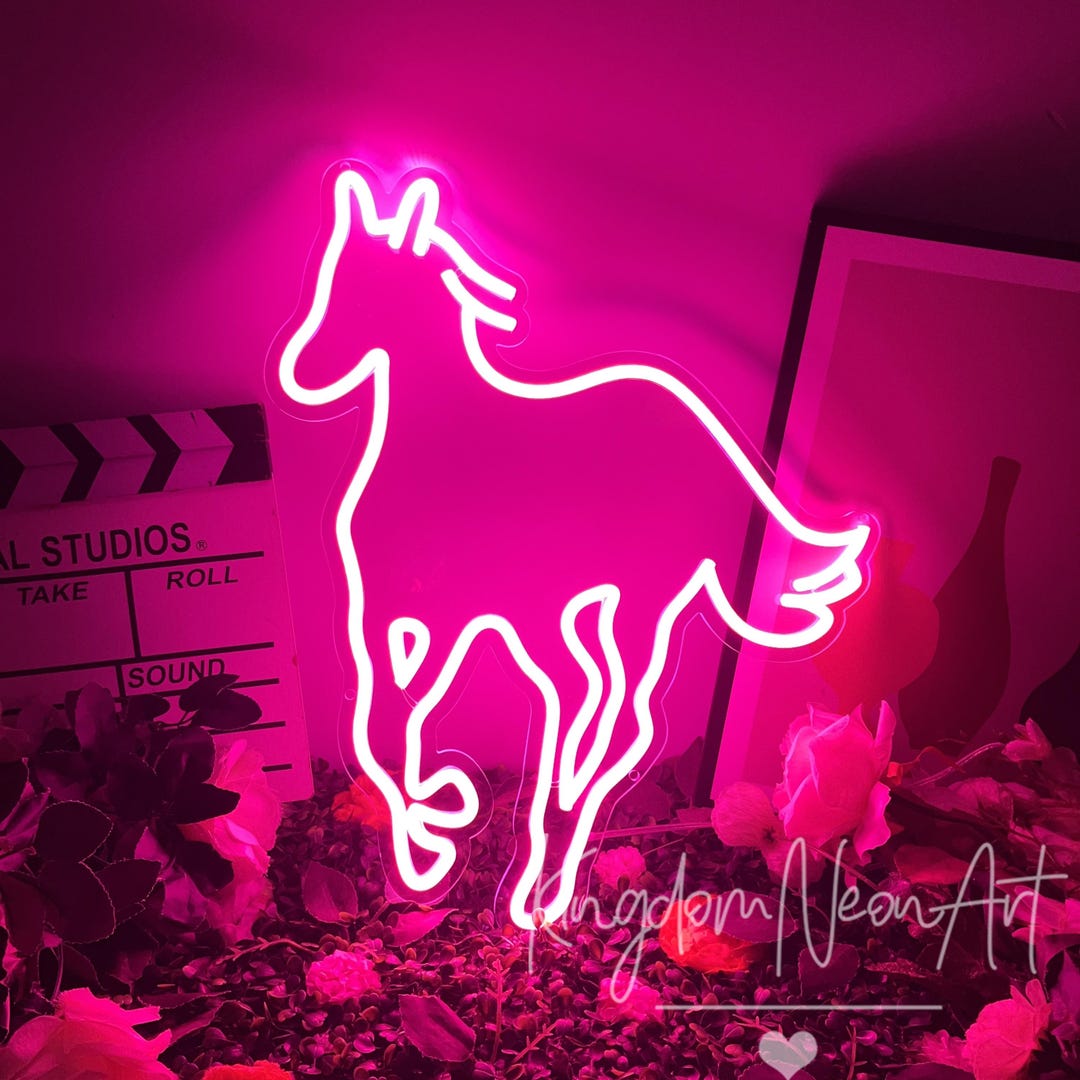 Horse Neon Sign, Custom Animal Equestrian Decor, Pony LED Light - Etsy