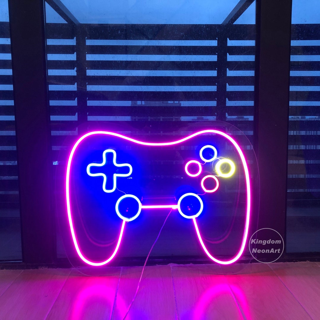Game Room Custom Neon Sign Vintage Game Room Decoration for Gaming Kids ...