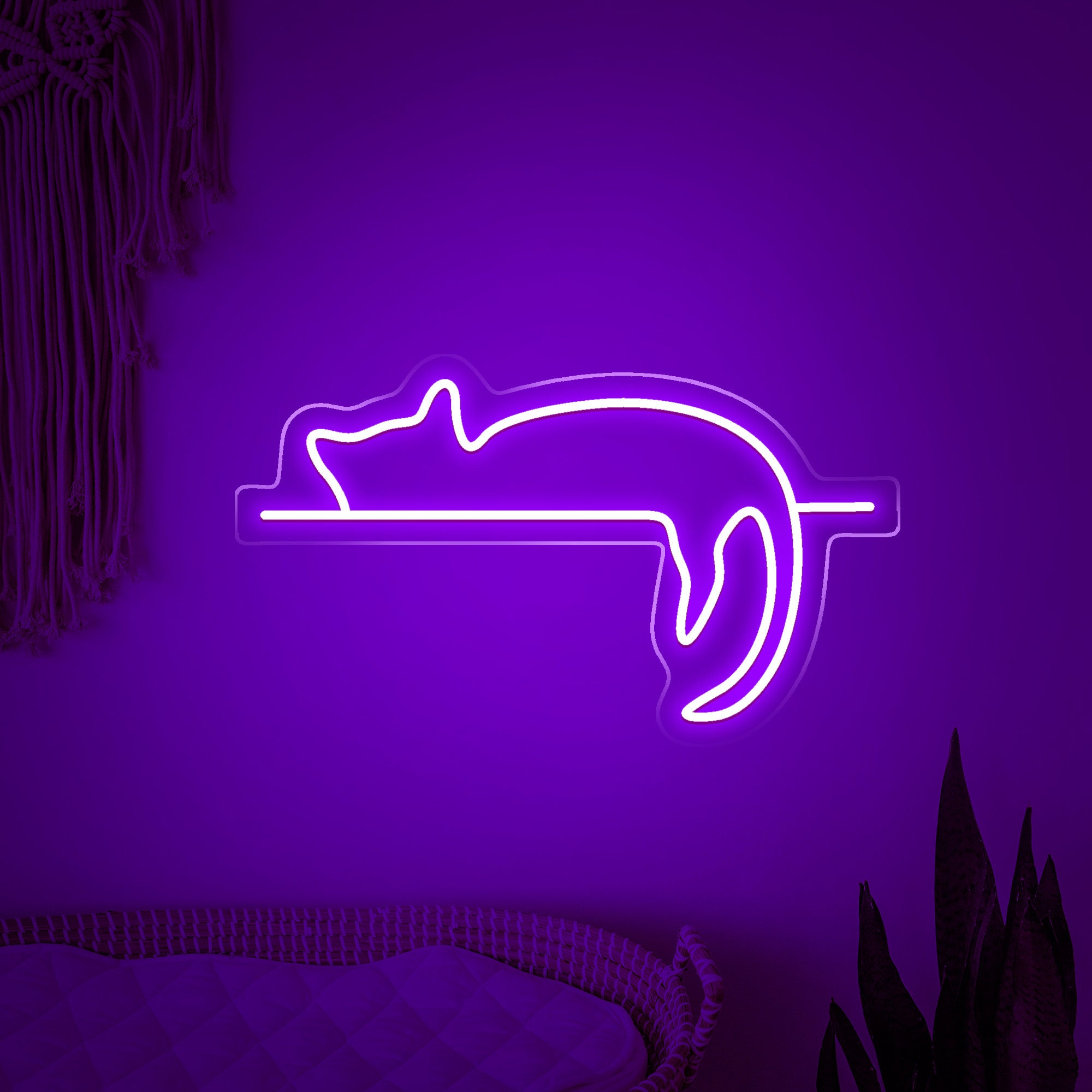 Walking Cat Neon Sign Cat Neon Signwall Decor Cute Neon - Etsy Canada