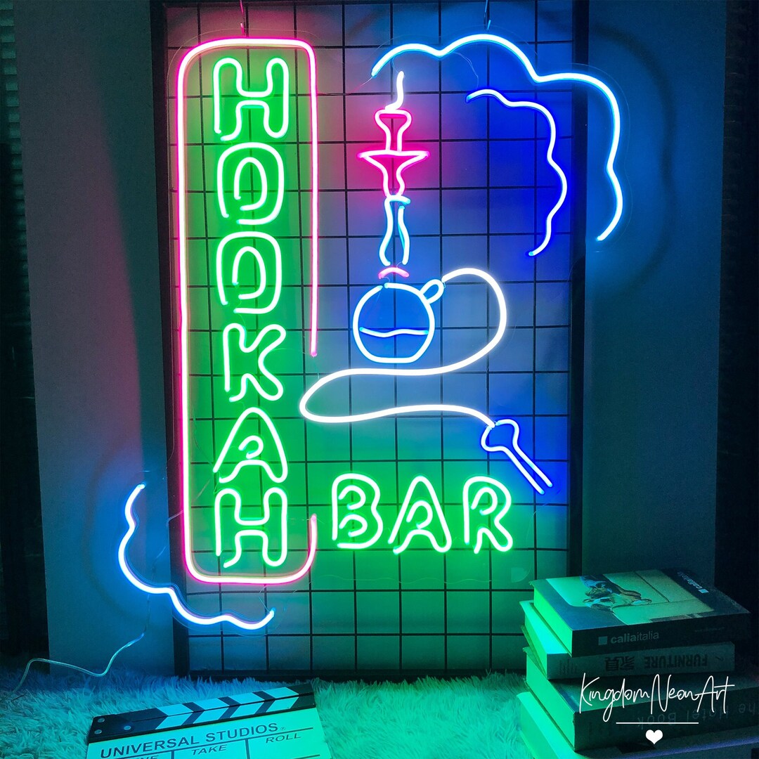Custom Bar Neon Sign, Personalised Bar Pub Club Decor, Led Neon Light ...
