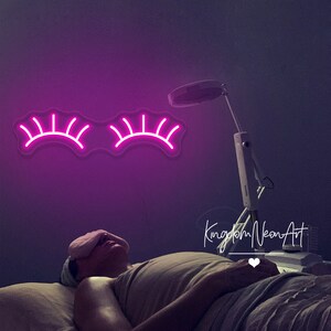Lash Ciliary Neon Sign Custom Salon Neon Sign Lash Shop Beauty Room ...