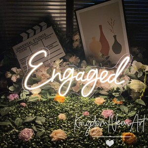 Engaged Neon Sign Wedding Neon Sign Custom Neon Sign Led Light ...