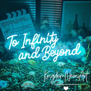 To Infinity and Beyond Neon Sign Custom Neon Sign Bedroom Led Light ...