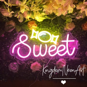 Sweet Candy Neon Sign Candy Lollipop Sugar Sinage Led Light Home ...