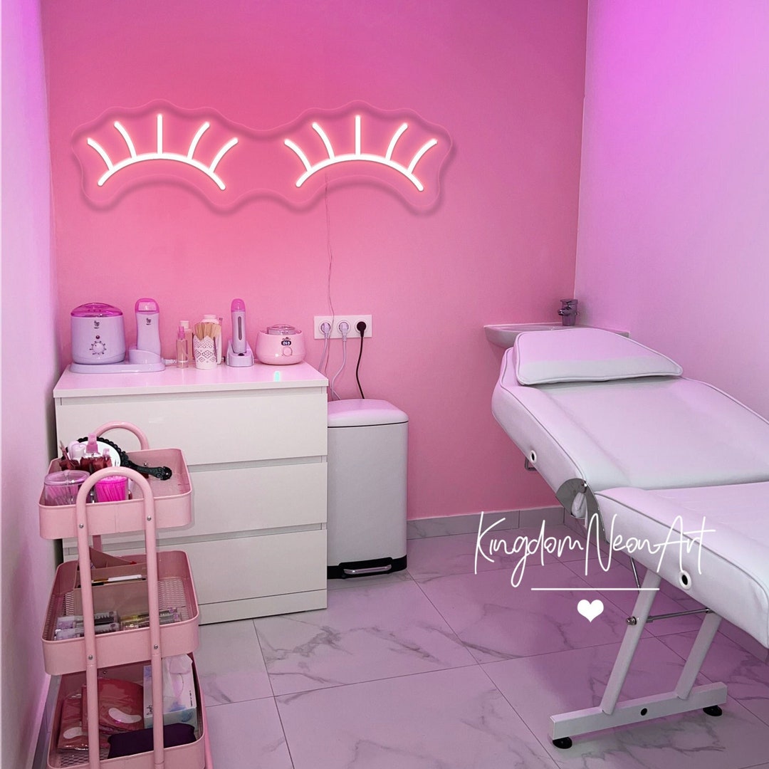 Lash Ciliary Neon Sign Custom Salon Neon Sign Lash Shop Beauty Room ...