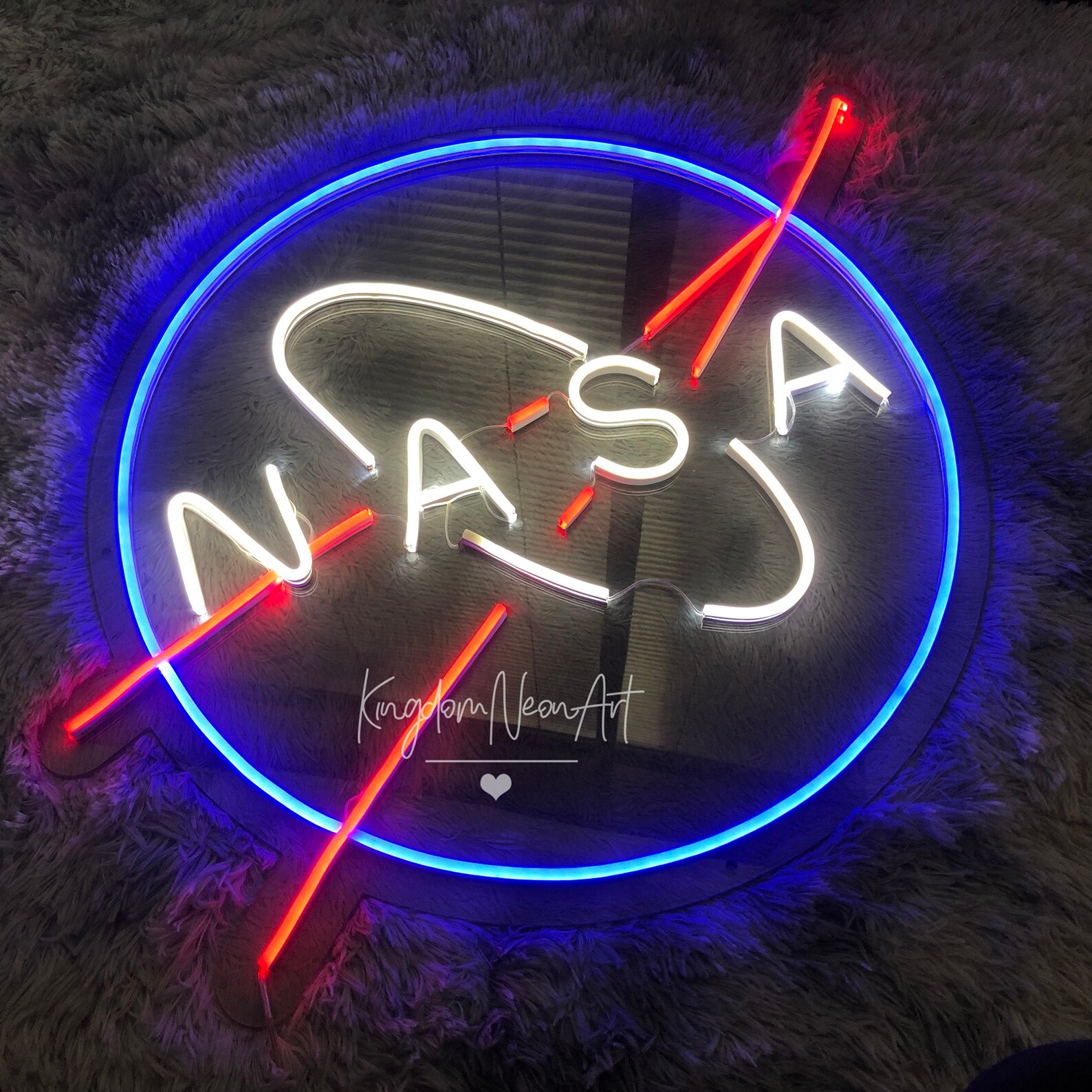 NASA Space Neon Signled Sign for Bedroom Home Dorm Room Wall - Etsy ...