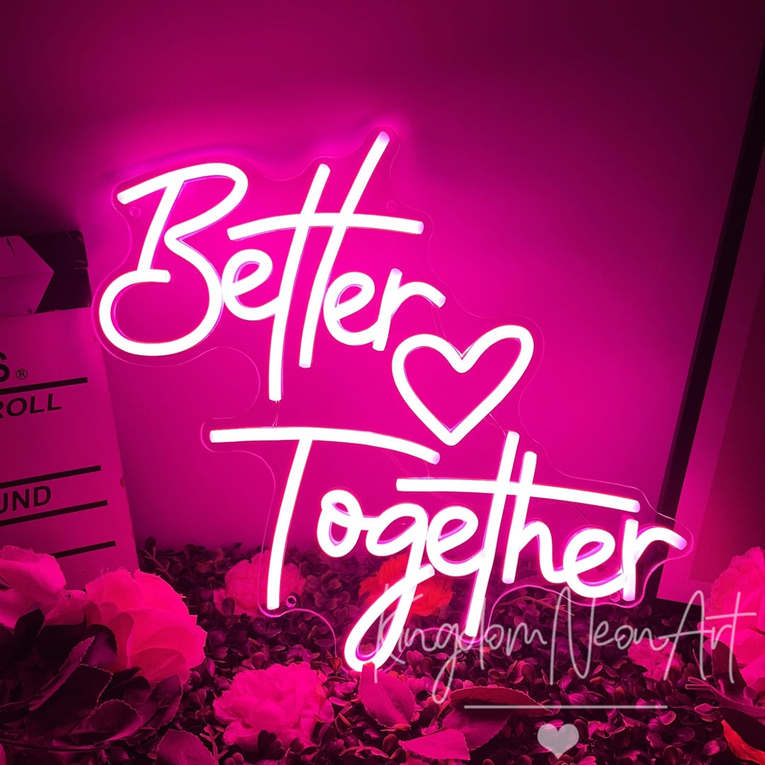 Engagement Neon Sign Custom Wedding Neon Sign Led Wedding Neon Light ...