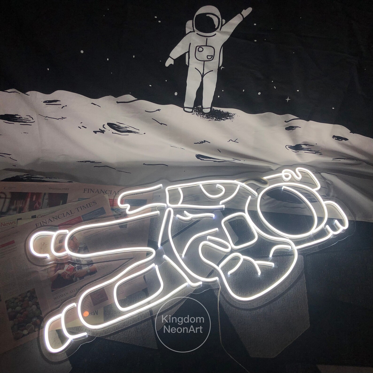 ASTRONAUT Neon Sign Led Light Custom Neon Sign Hand Crafted | Etsy