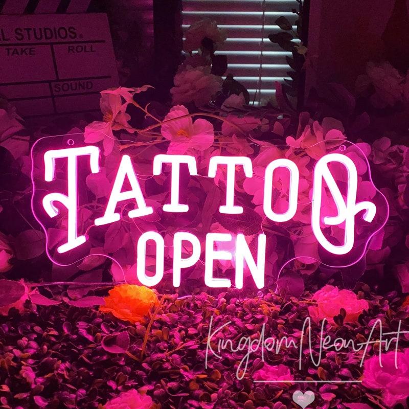 Tattoo Neon Sign Etsy