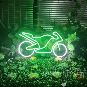 Motorcycle Neon Sign Sportbike Custom Neon Sign Sportbikeer Garage ...