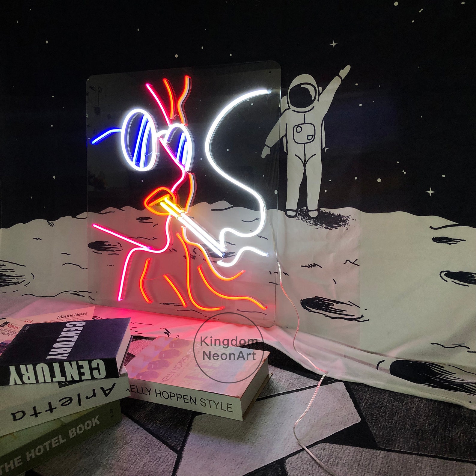 Neon Bar Signsmoking Lady Neon Signled Light Signs for Bar - Etsy
