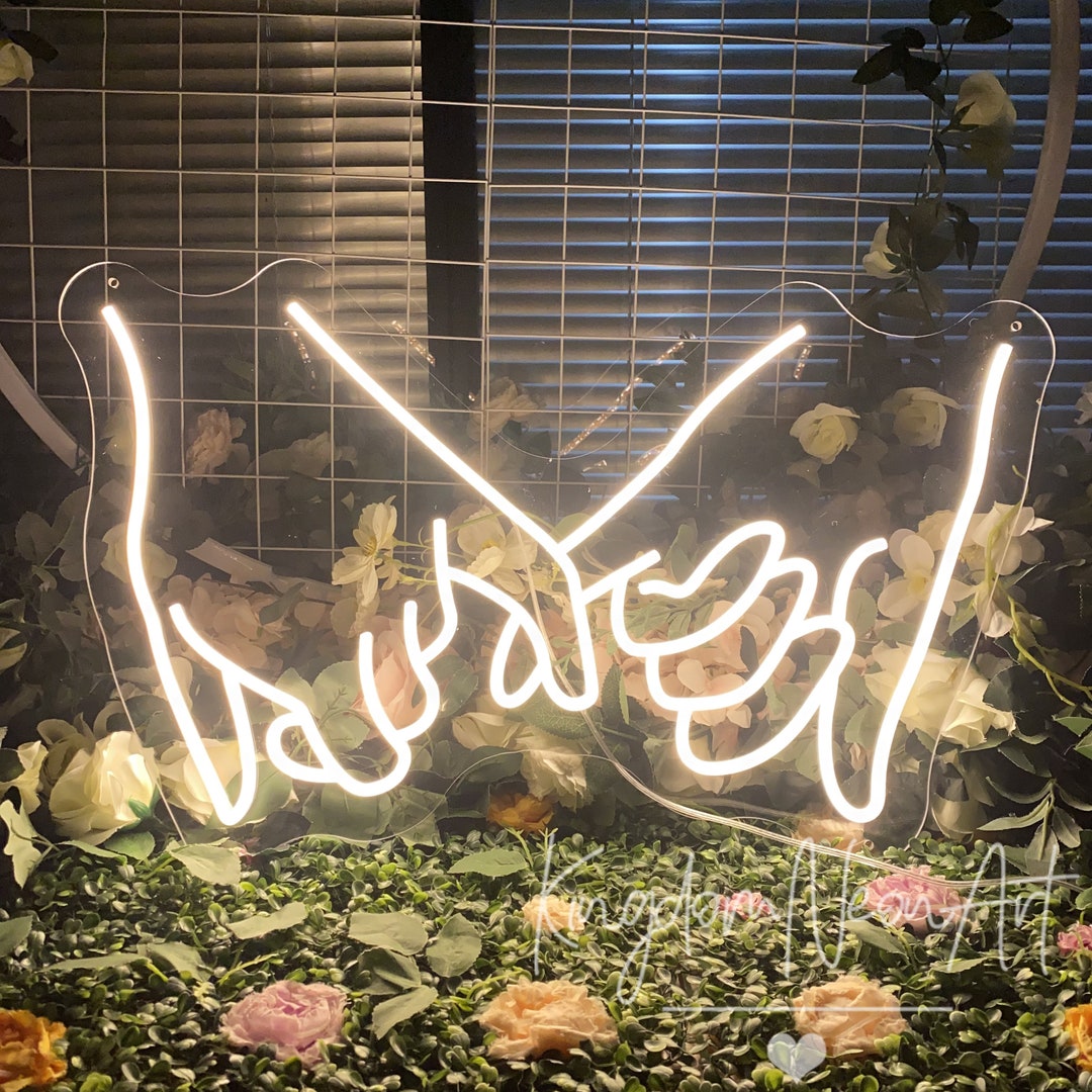 Pinkie Promise Neon Sign Custom Neon Sign for Bedroomled Neon Light ...