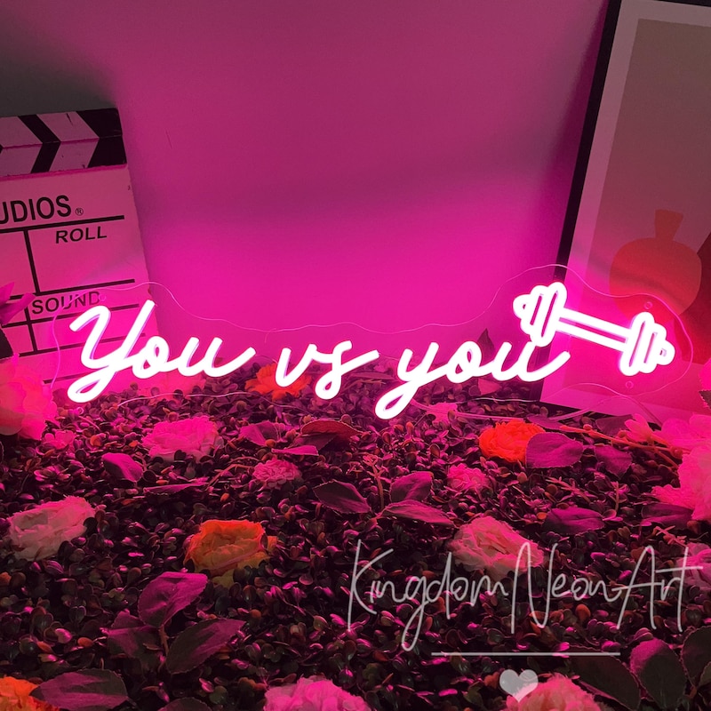 Neon Workout Sign - Etsy