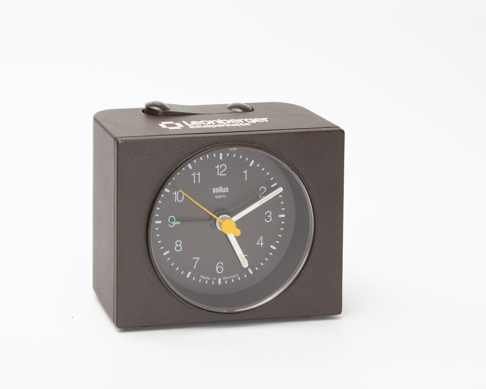 BRAUN Dieter RAMS Design Vintage Alarm Clock 1980s Germany Clock Desk ...