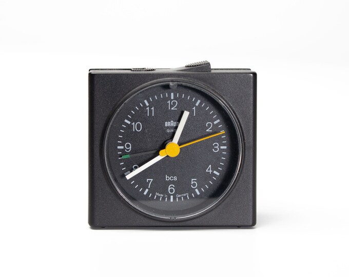 BRAUN Vintage Alarm Clock 1990s Germany - Etsy