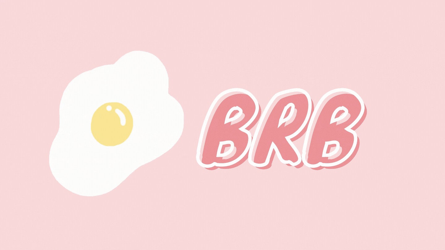 Twitch Stream Overlay Cute Egg Themed With Animated Scenes - Etsy