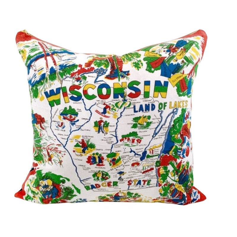 State Pillow - Etsy