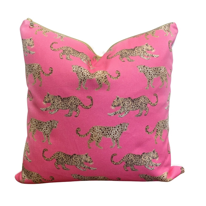 Leopard Throw Pillow - Etsy
