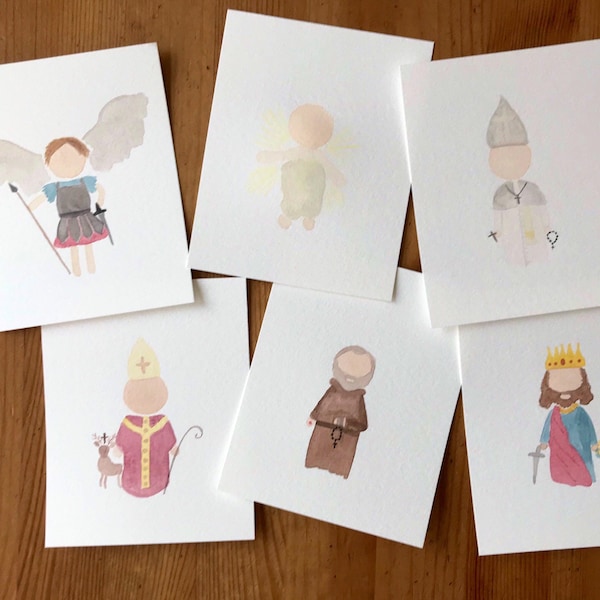 Catholic Saints Watercolor - Etsy