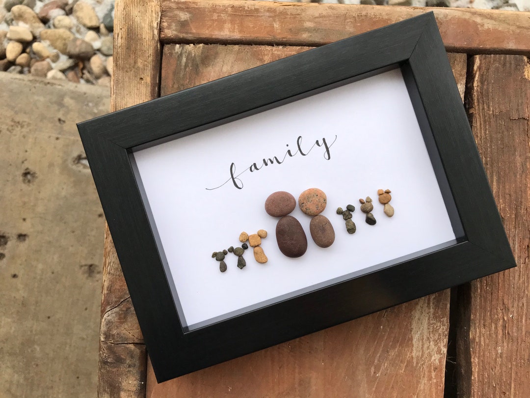 Pebble Art Family, Rock Art Family, Personalized Pebble People, Pebble ...