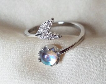 Silver Mermaid Ring - Etsy