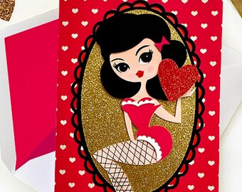 Pin up Card | Etsy