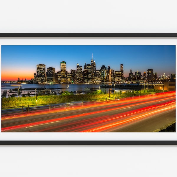 New York Panorama Poster - Etsy