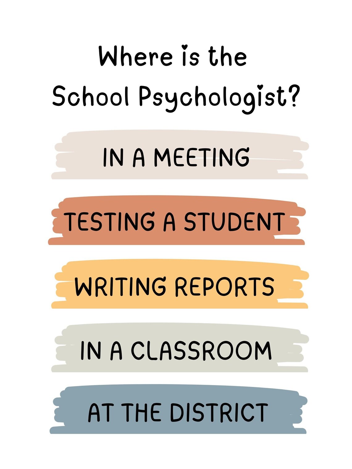 School Psychologist Door Sign - Etsy