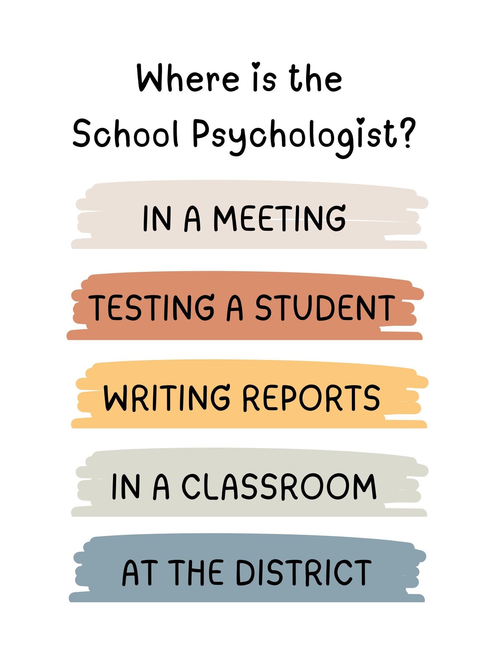 School Psychologist Door Sign - Etsy
