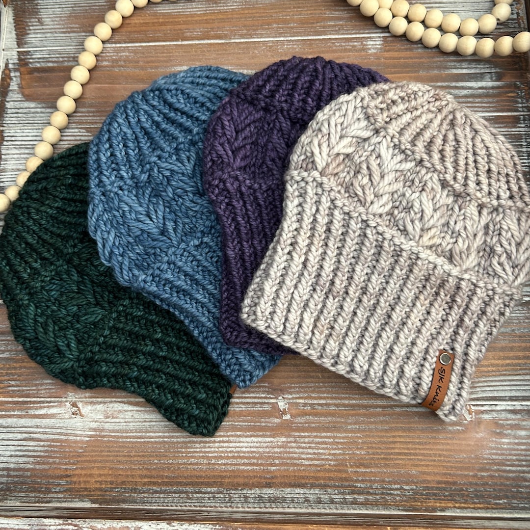The off Grid Beanie / Hand Knit Beanie / Hand Knit Hat / Socal Made ...