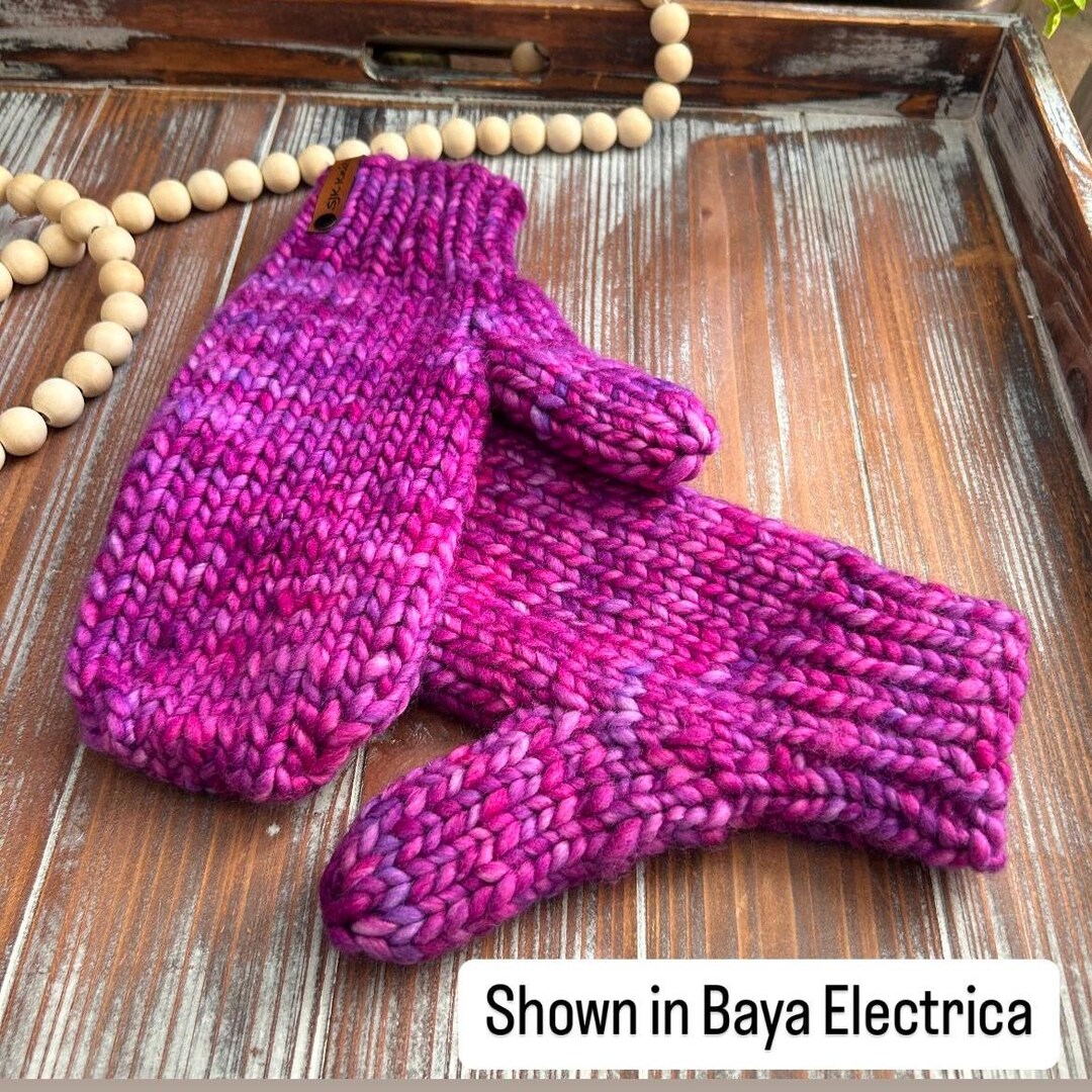 Luxury Wool Mittens (custom Order) / Handknit Mittens / Sjkknits ...
