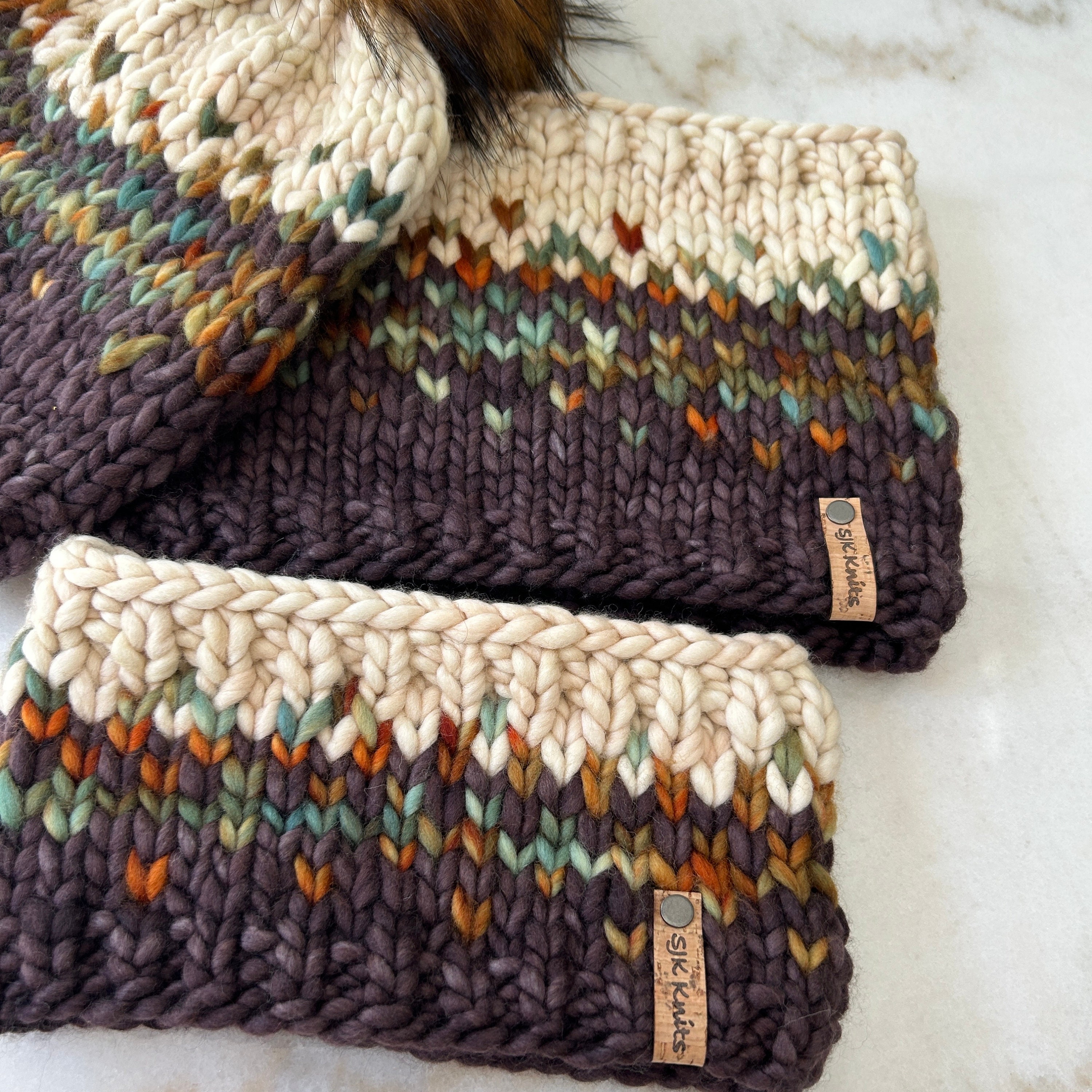 Luxe Winterfell Hat & Cowl / Hand Knit Hat Cowl Set / Socal Made ...