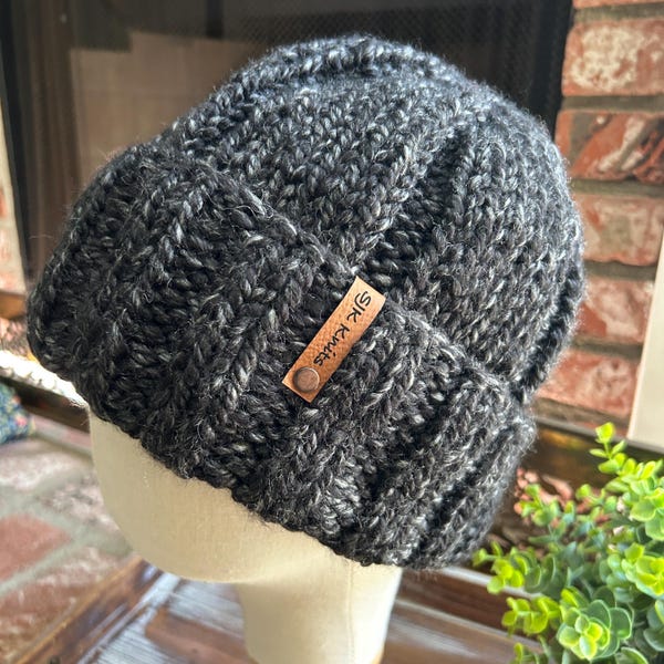 Knit Watch Cap - Etsy