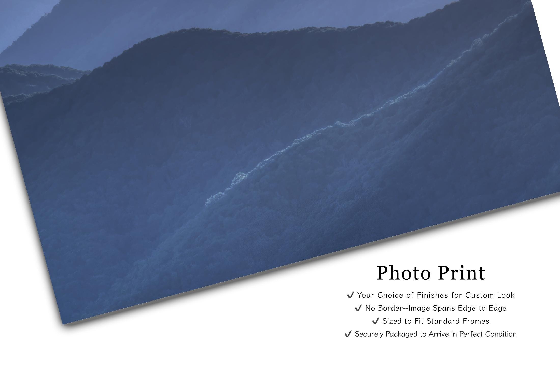 Smoky Mountain Layers, Smokey Peaks Photograph, Clingmans Dome ...