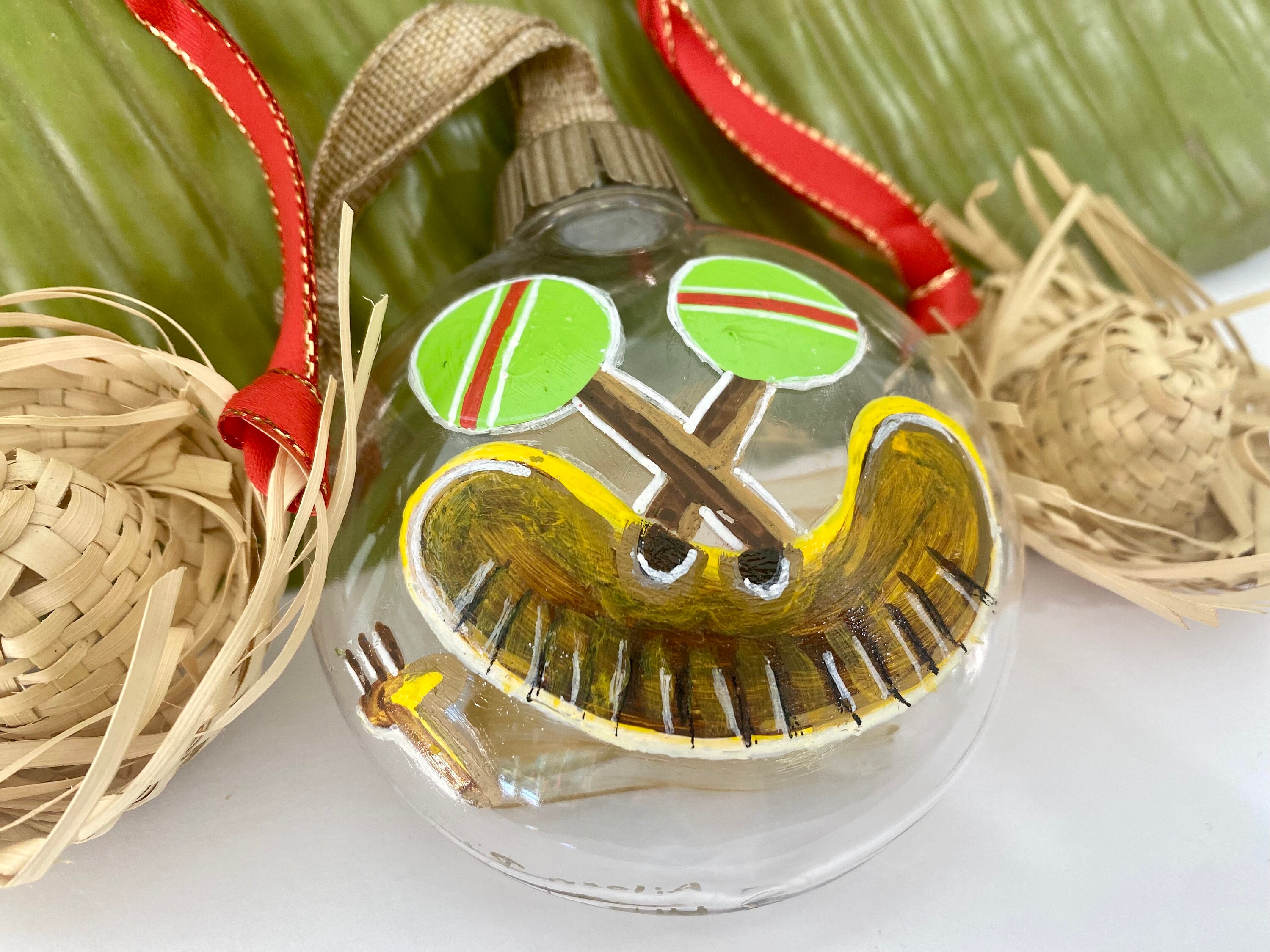 Hand-painted Puerto Rican Instrument Ornaments: Güiro, Maracas, Pavas ...