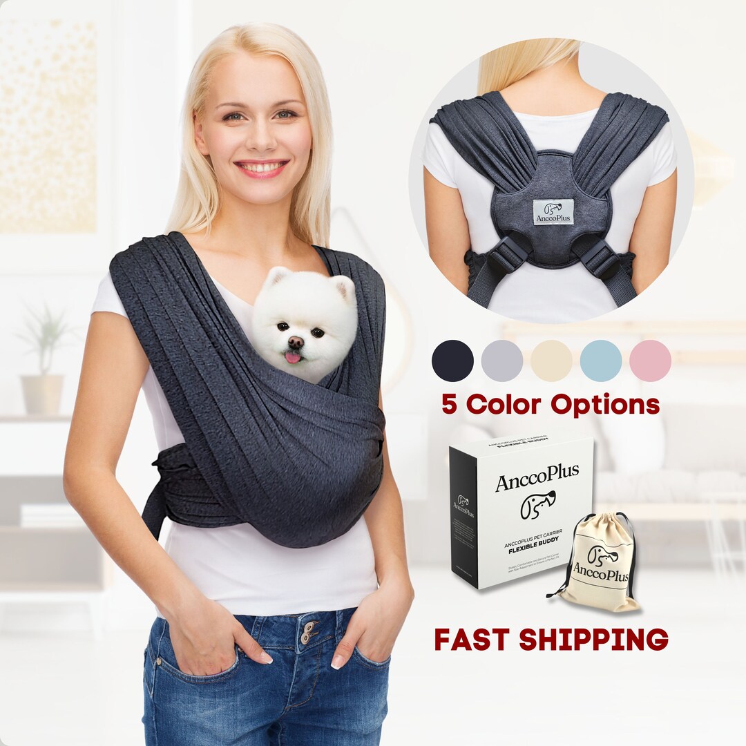 Adjustable Dog Sling Carrier for Small Dogs, Dog Carrier, Cat Carrier ...