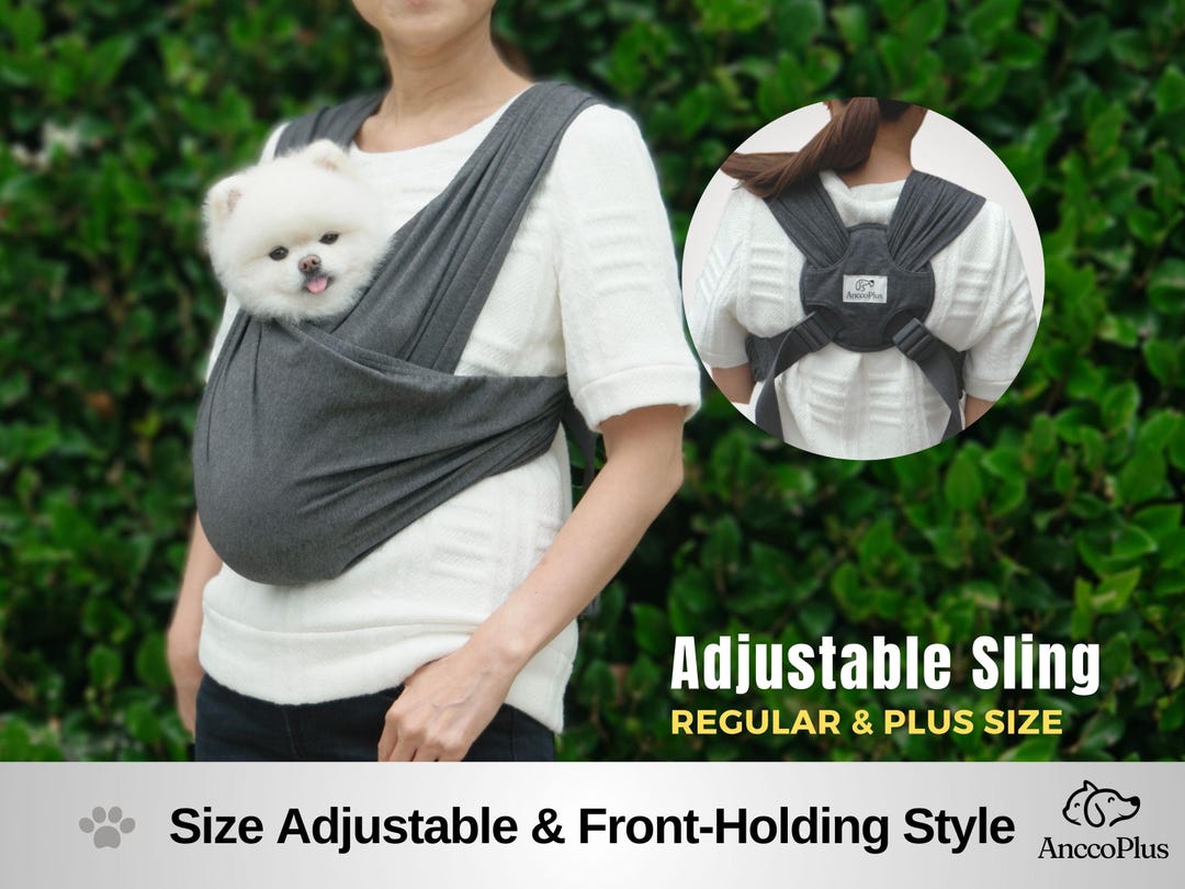 Adjustable Dog Sling Carrier for Small Dogs, Dog Carrier, Cat Carrier ...