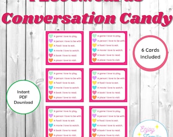 Candy Heart Game - Etsy