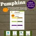 Homeschool Printable Pumpkins-hands on Activities-math, Story, Science ...