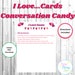 Valentine's Day Conversation Heart Game-family Time or Classroom Party ...