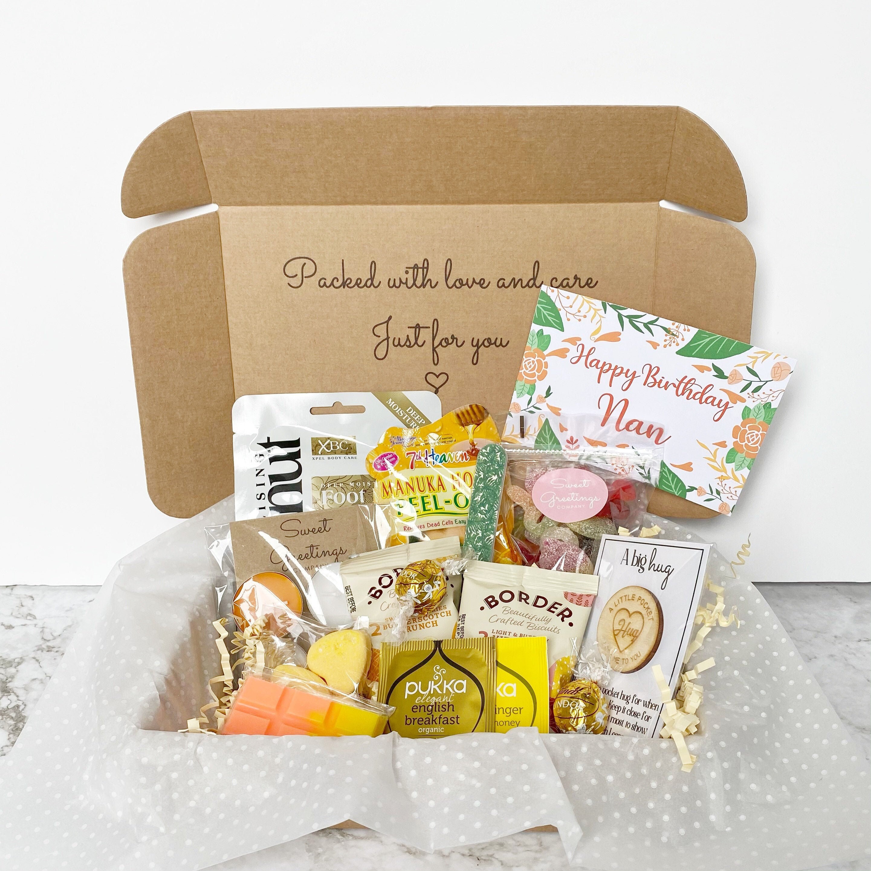 Happy Birthday Nan Gift box Pamper Hamper Spa Kit Care | Etsy