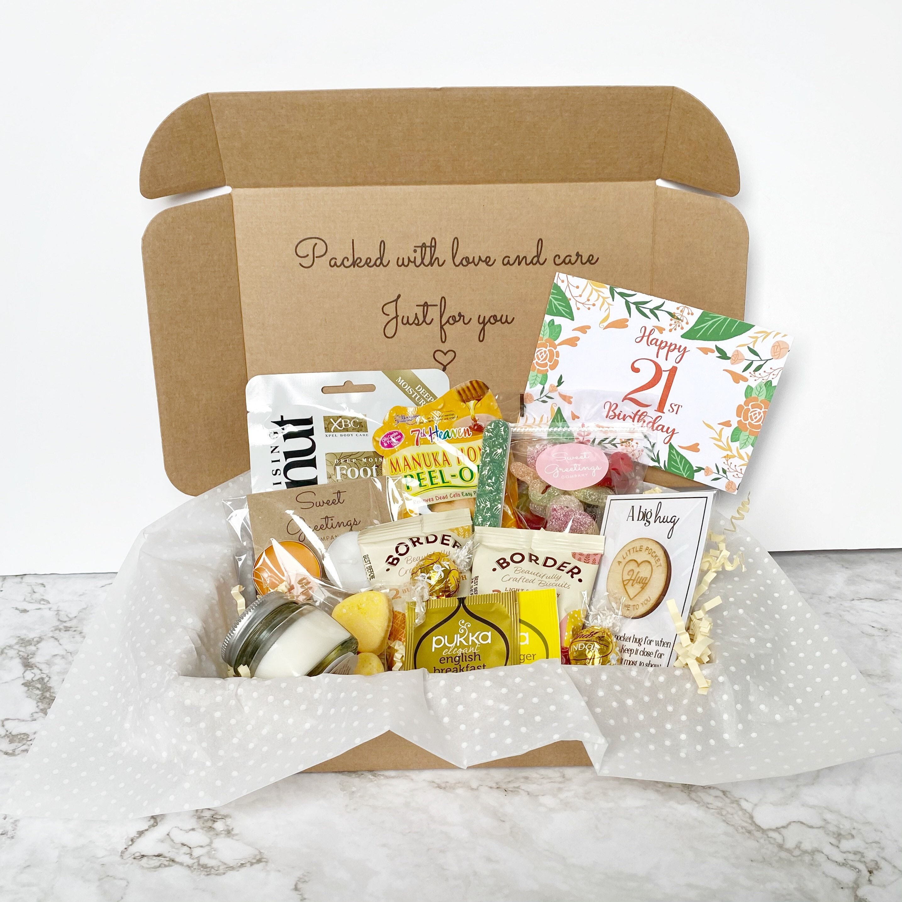 Happy 21st Birthday Gift Box Pamper Hamper Spa Kit Care - Etsy UK