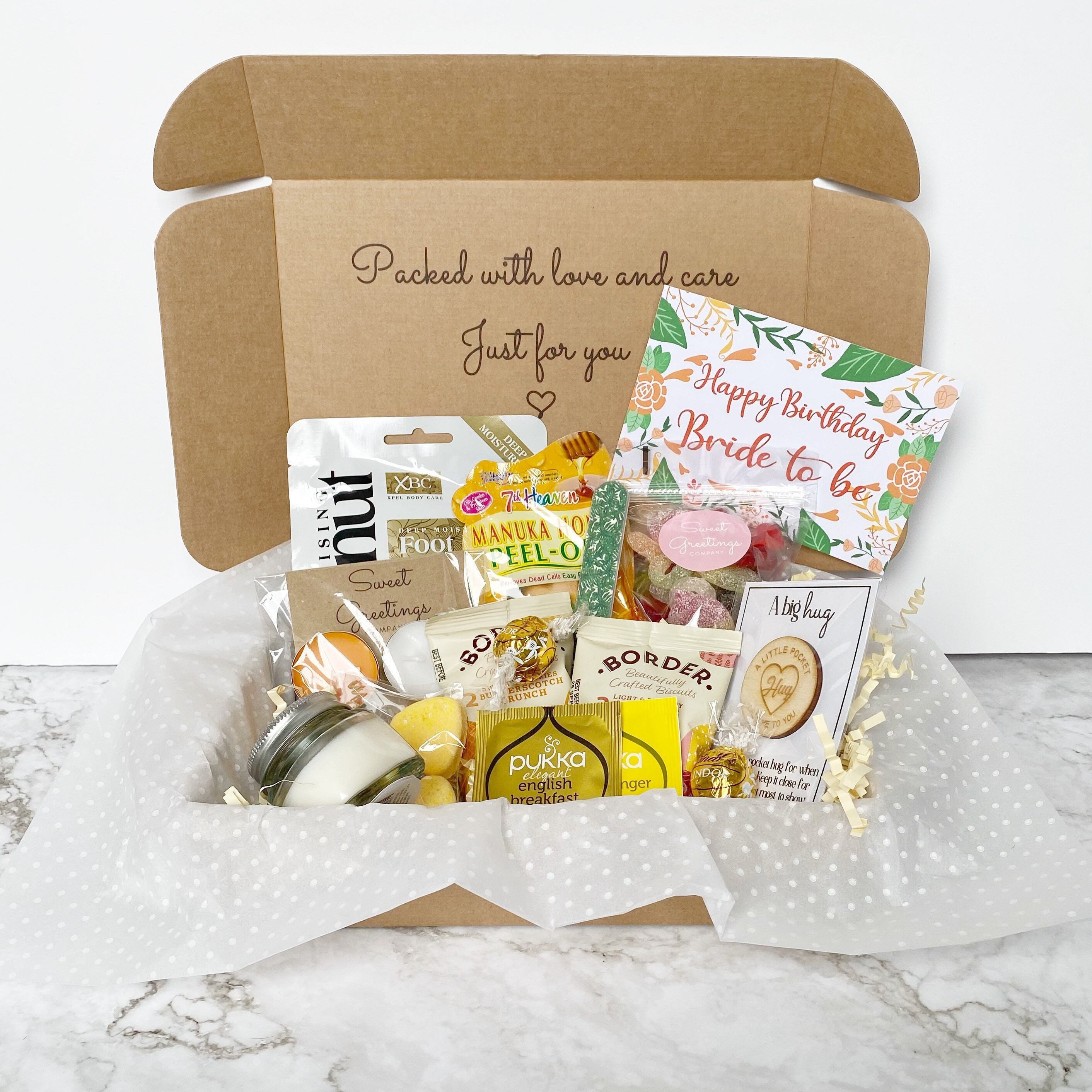 Happy Birthday Bride to Be Gift Box Pamper Hamper Spa Kit - Etsy UK