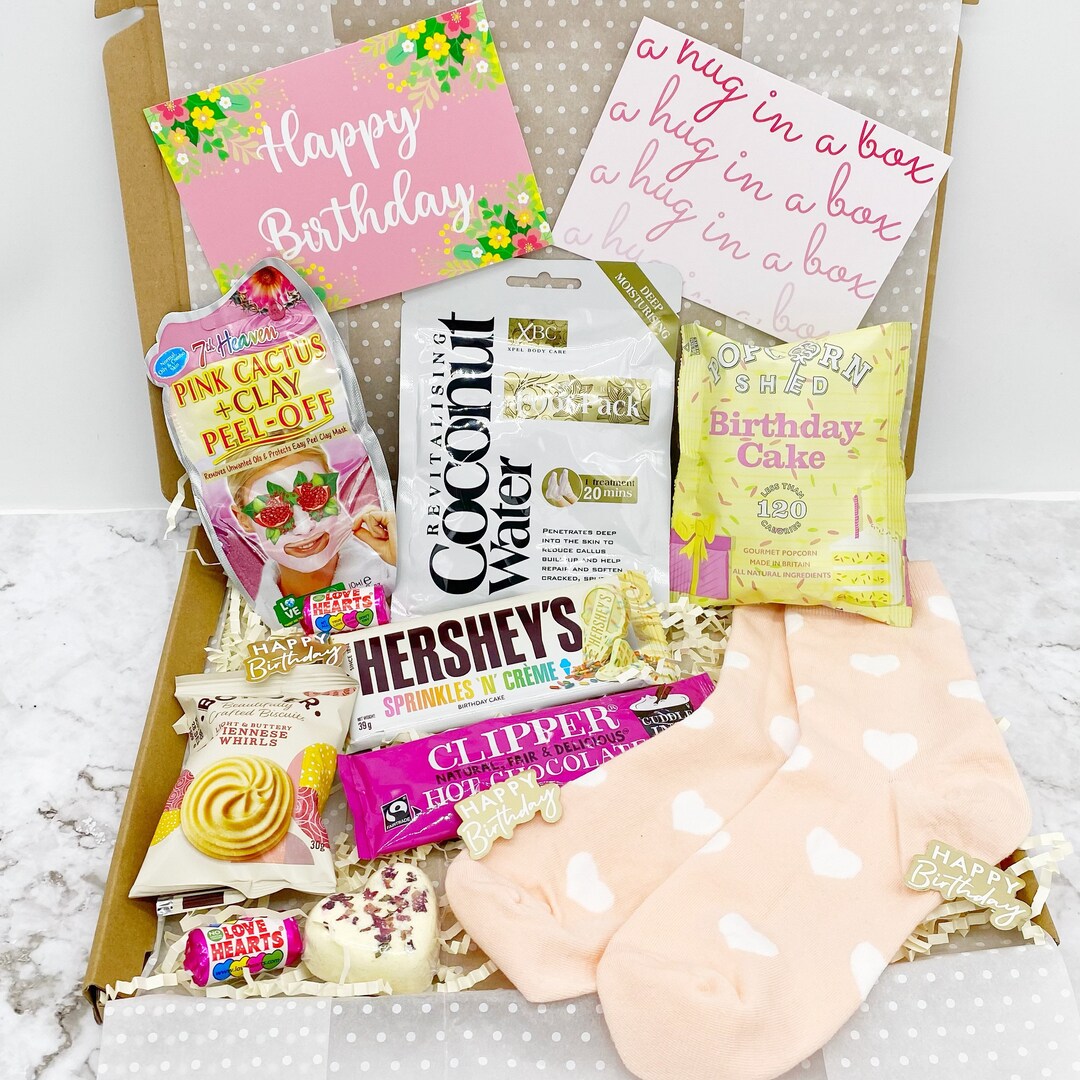 Pamper Box, Happy Birthday, Pick Me up Box, Postal, Letterbox Gift, Hug ...