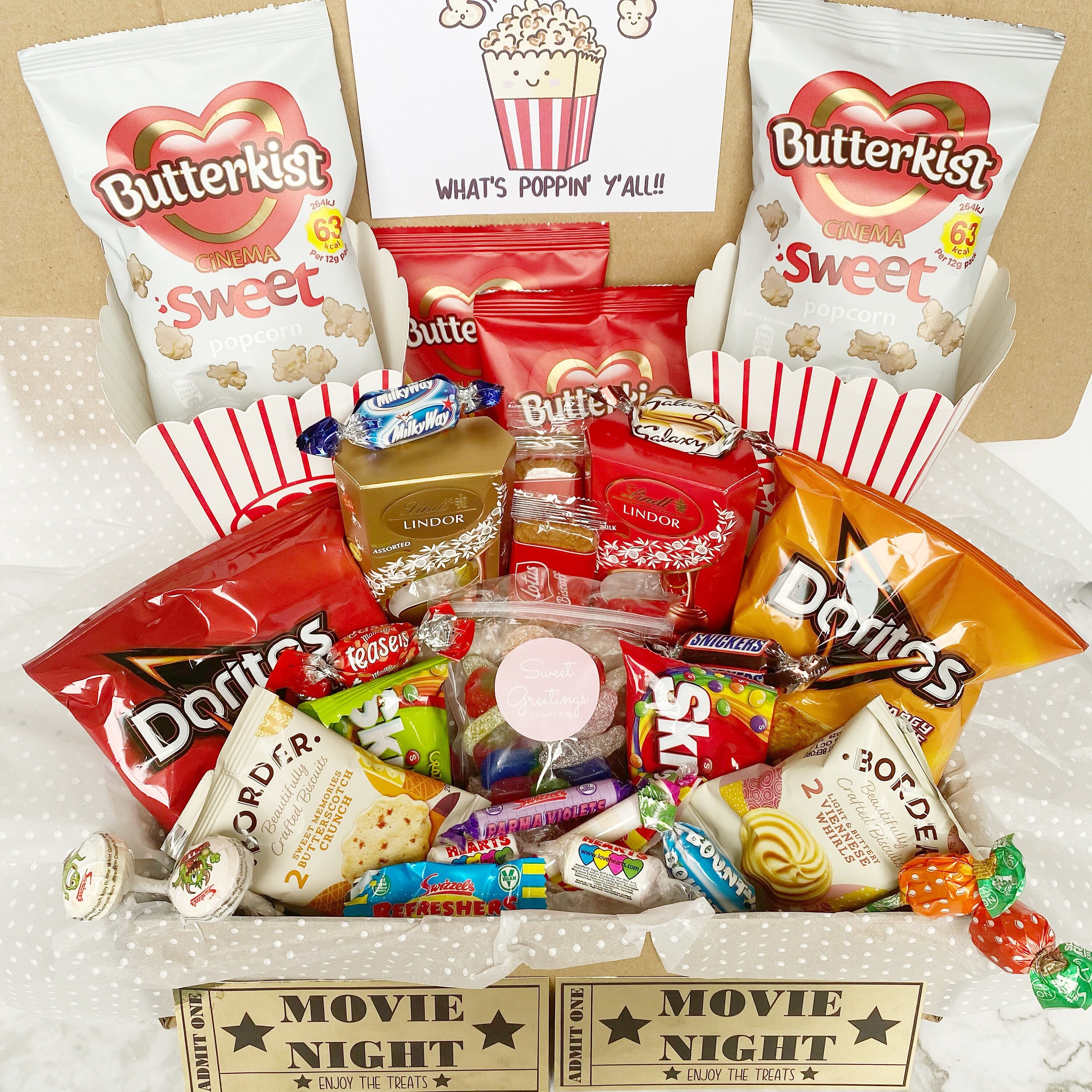 Movie Night Treat Box Date Night Cinema Night Family - Etsy UK